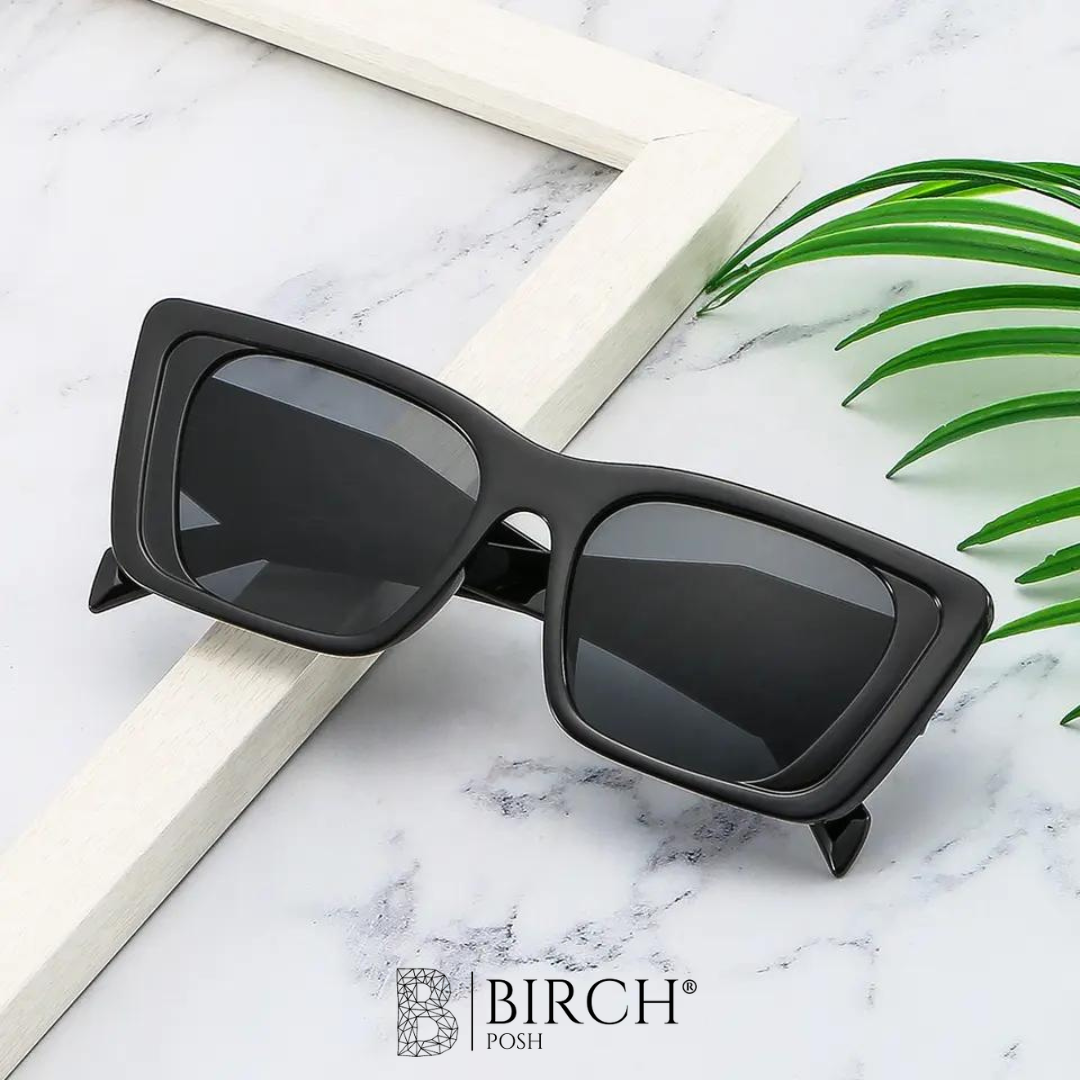 VICTORIA - Birch Posh® Luxury Geometric Square Sunglasses